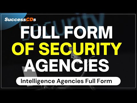 Full Form of Security Agencies | Intelligence Agencies Full form CBI, CID, CIA and More #shorts