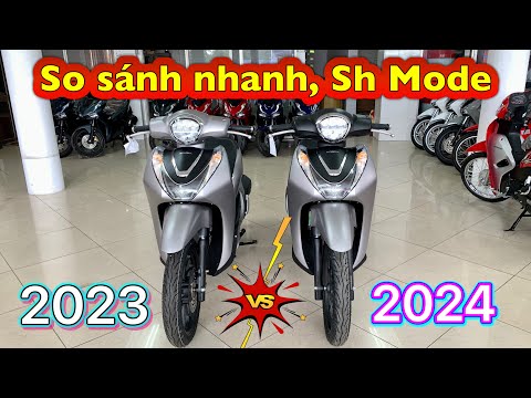 So sánh sh mode 2023 và sh mode 2024 | Báo giá xe + Bán trả góp |Minh Nam Lê #shmode2024 #shmode2023