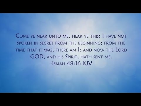 Is Isaiah 48:16 a good proof for Trinity? Sam Shamoun