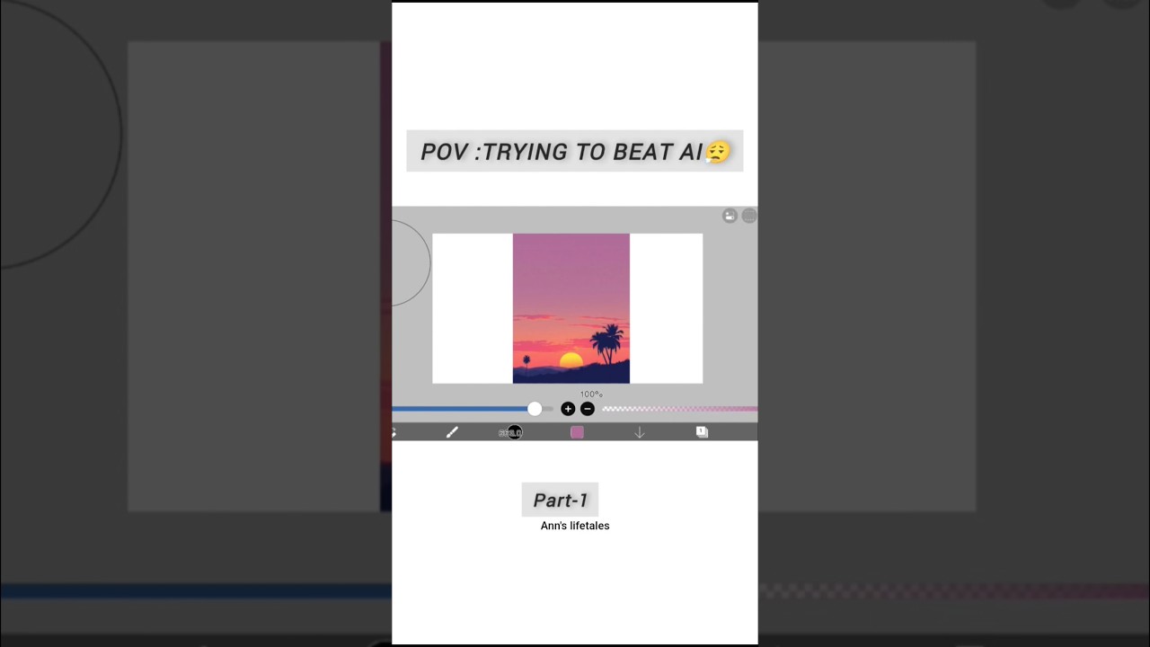 Tries to beat AI part-1|IP|#ibispaintx #painting #art #digitalart #tutorial #drawingprocess