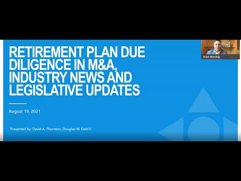 Pinnacle Point: Retirement Plan Due Diligence in M&A