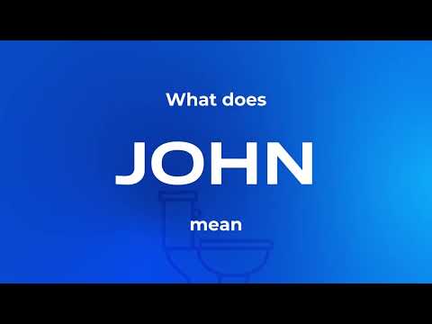 What does john mean