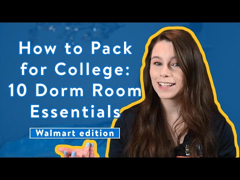How to Pack for College (10 dorm room ESSENTIALS!)