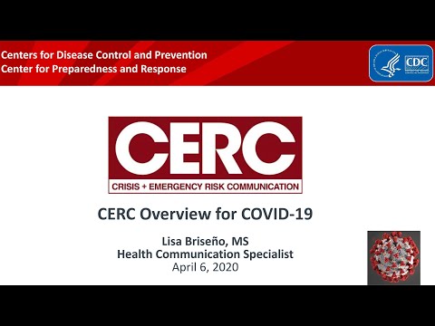 CERC Overview for COVID-19