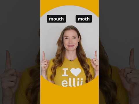 Am I saying MOUTH or MOTH? #shorts #pronunciation #english #learnenglish #listening