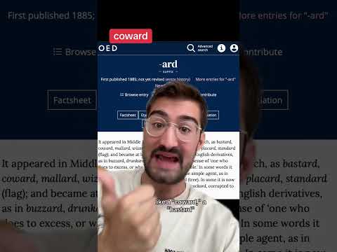 How to turn a suffix negative #etymology #linguistics #language #history