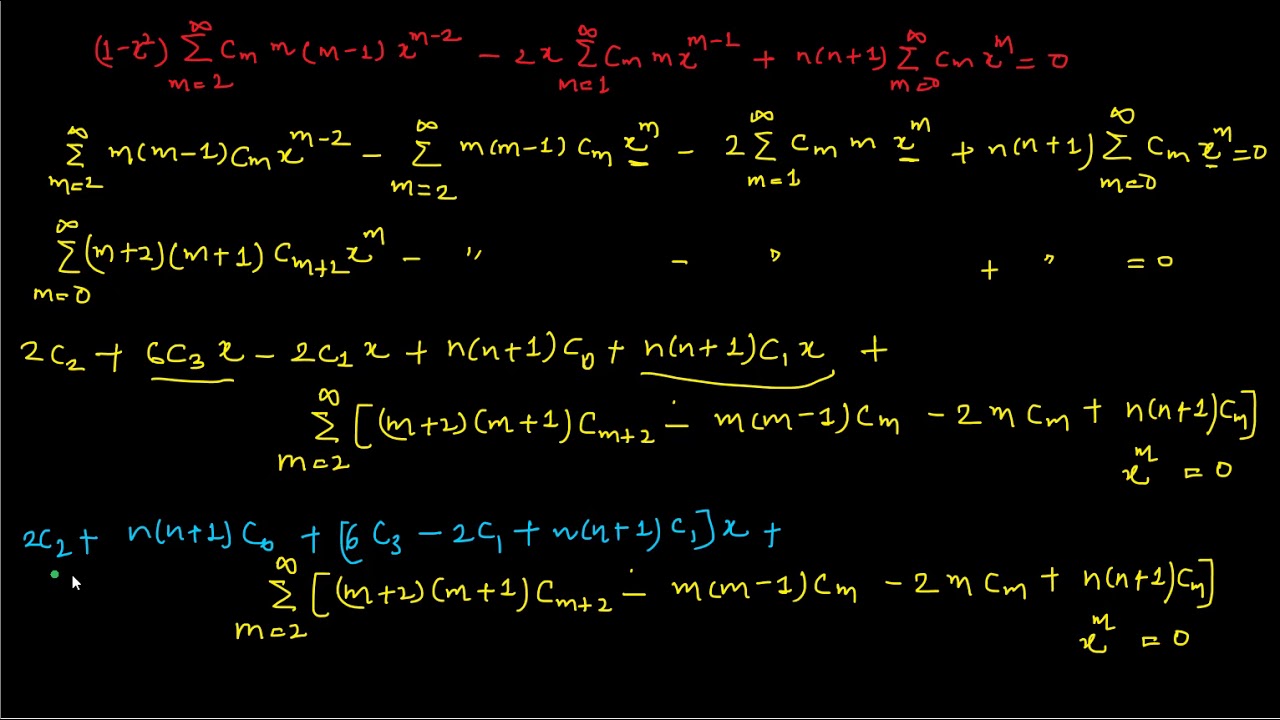Lec 1 Legendre Equation