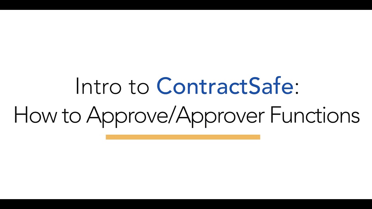 ContractSafe Video - Updated 3/12/24