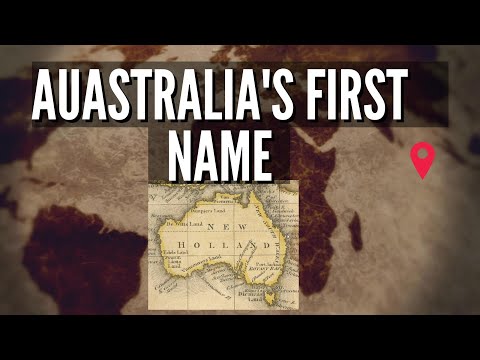 New Holland, Australia's First name, And Brief History