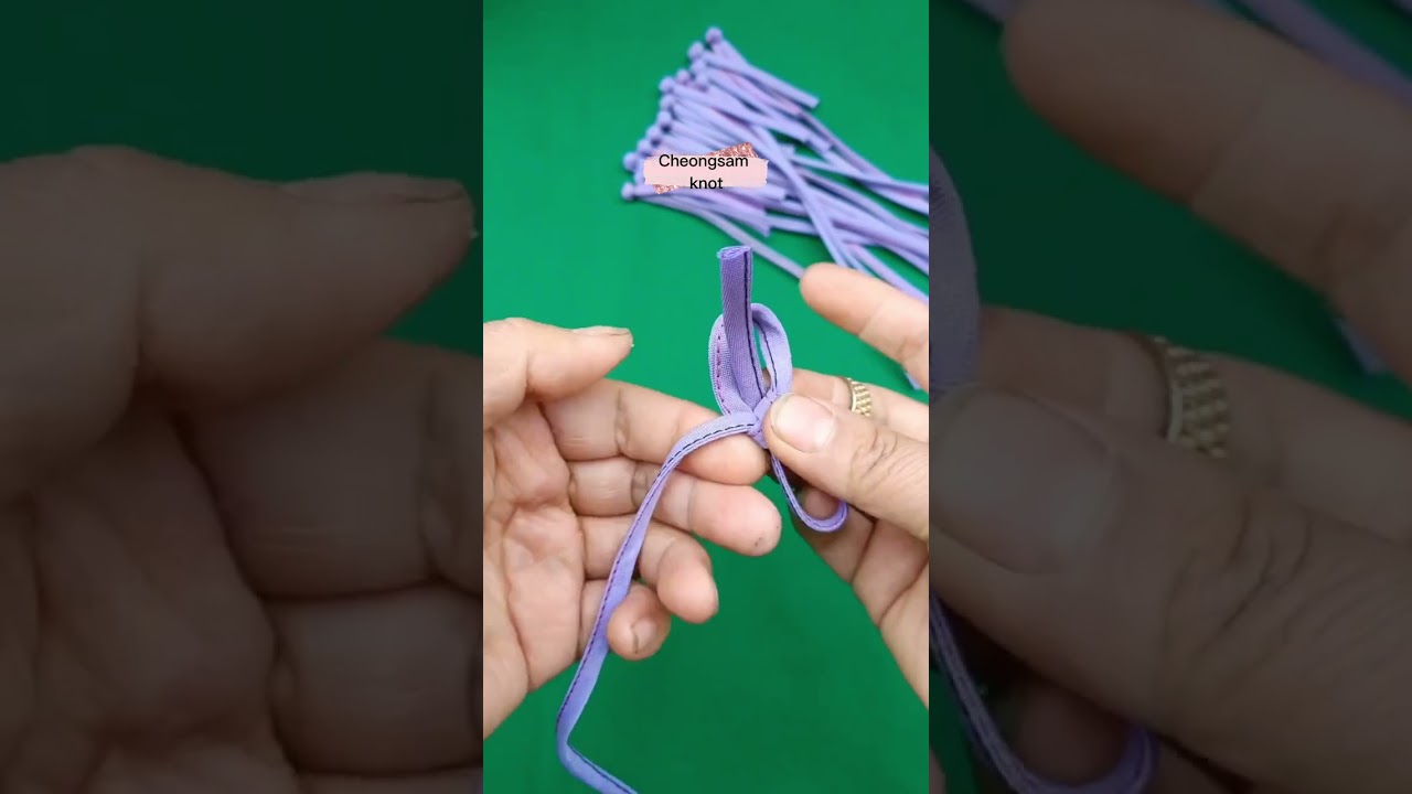 Cheongsam knot button tutorial #shorts #youtubeshorts #ytshorts #craft #diy #tutorial #style