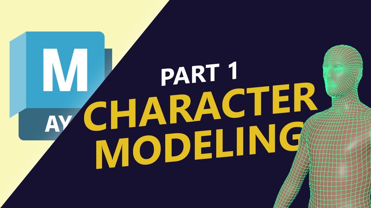 AUTODESK MAYA - PART 1 : 3D CHARACTER MODELING (SETTING UP REFERENCE)