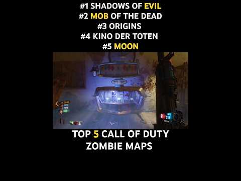 TOP 5 CALL OF DUTY ZOMBIES MAPS
