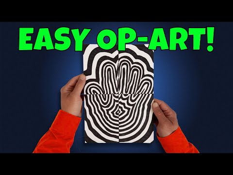 The simplest OP-ART lesson.