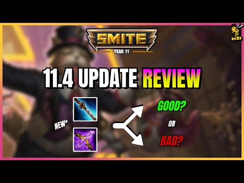 What Has Hirez Cooked Up This Time? | 11.4 Update Patch Notes Review - Smite