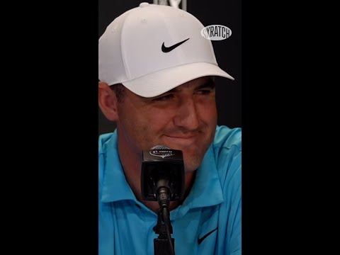 The Scheffler Smirk™️ becoming Scottie's new signature move