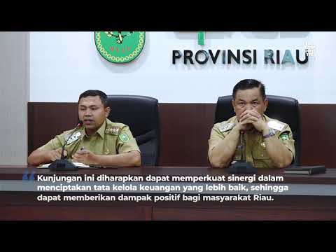 Kunjungan Kerja Gubernur Dan Wakil Gubernur Riau Di BPKAD Provinsi Riau