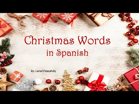 Christmas Words in Spanish