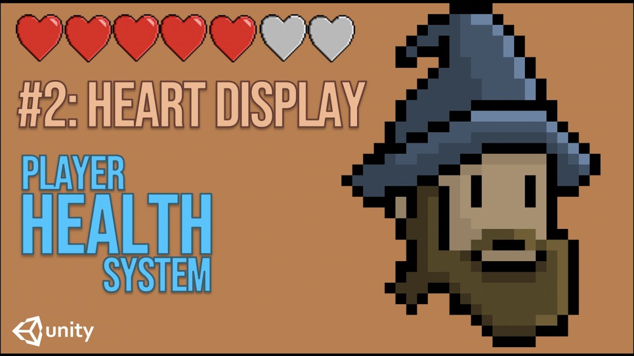 Player Health System #2: Heart Display UI (Unity Tutorial)