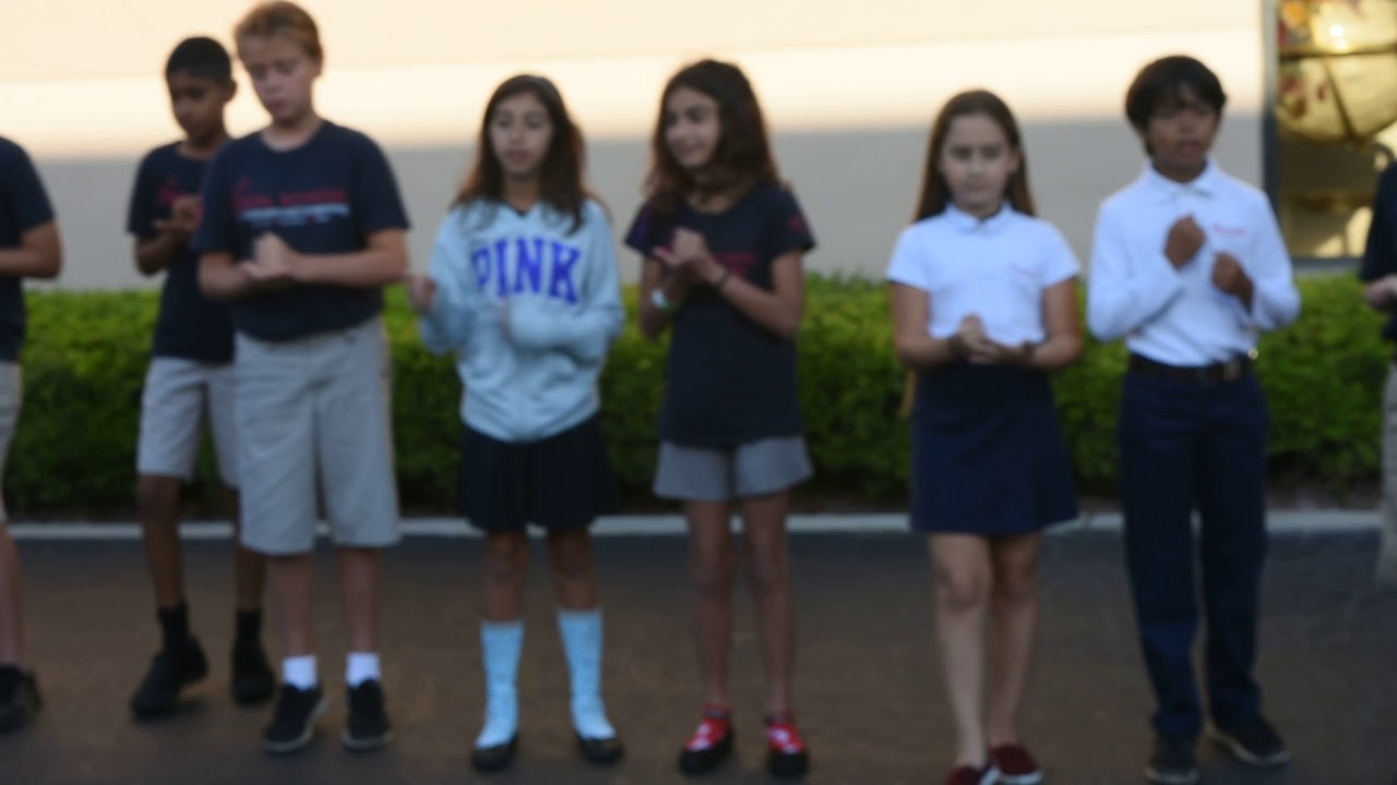 IDEAL School 5th Grade Sign Language Performance