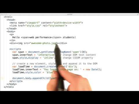 Learn JavaScript and the CRP Website Performance Optimization - Mind Luster