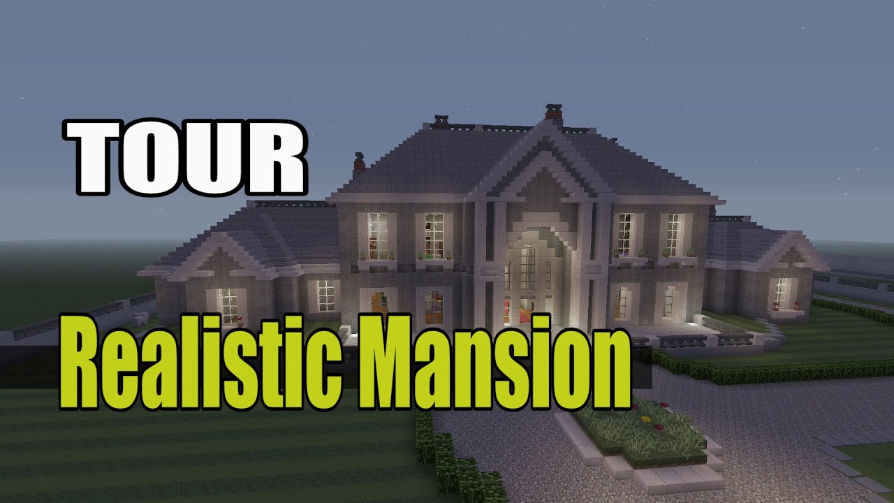 Minecraft Realistic Mansion Tour