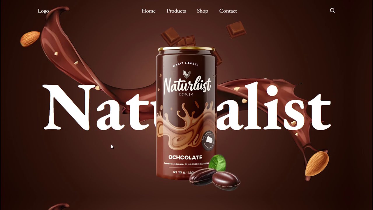 🍫 Chocolate Can Animation using HTML, CSS & JavaScript | Sweet UI Design Tutorial