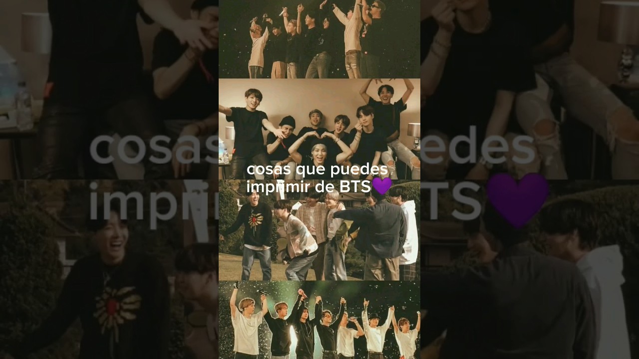 cosas que puedes imprimir de bts de BTS💜