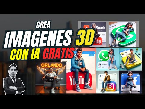 🔴 Crea imágenes en 3D con IA GRATIS | bing image creator