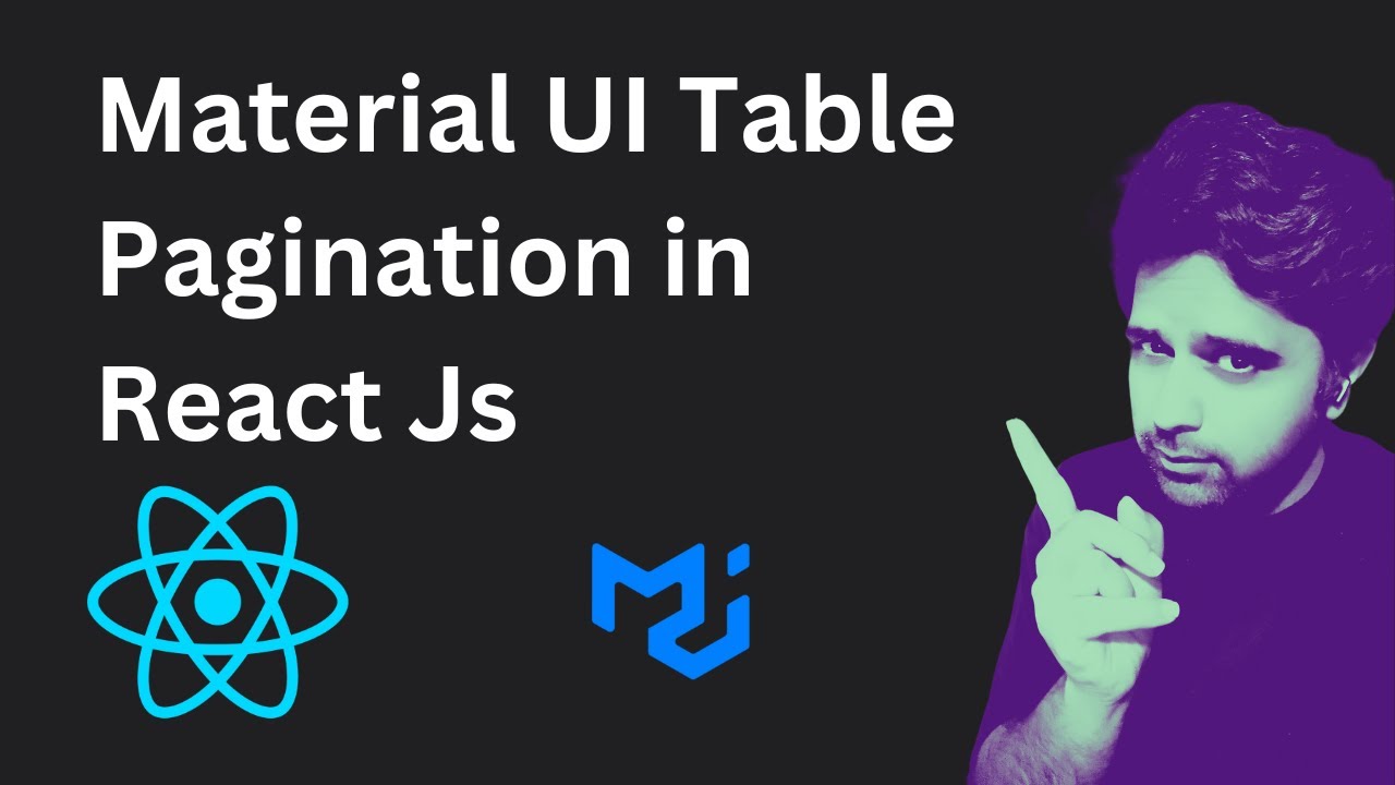 Material UI Table Pagination in React Js | React Js Tutorial