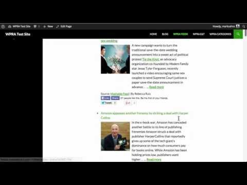 WP RSS Aggregator - Excerpts & Thumbnails Add-on Overview