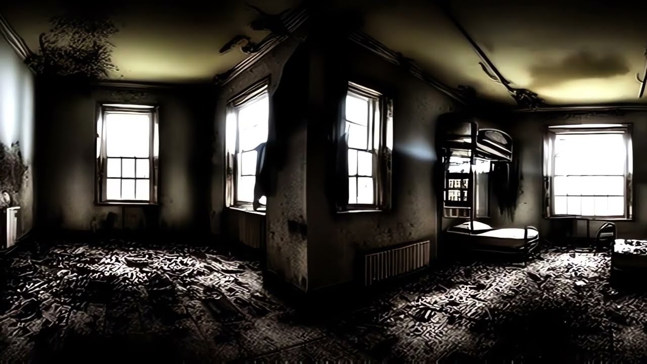 futurism - stark | dark ambient | abandoned asylum | luftrum lunaris 2 | stable diffusion | deforum