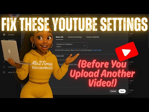 YouTube Settings You NEED to Know to Grow (Beginner Friendly Tutorial)