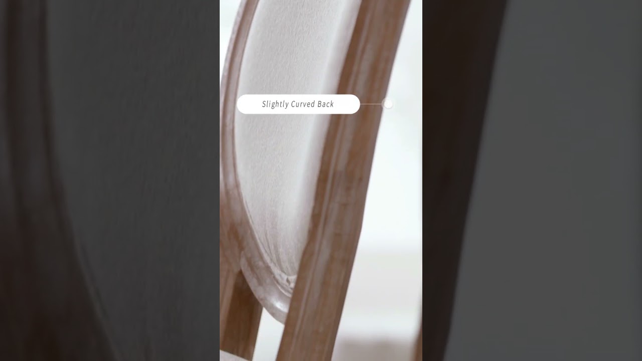 COLAMY Classic French Style Dining Chair Upholstered Farmhouse Dining Room Chairs Model*H25