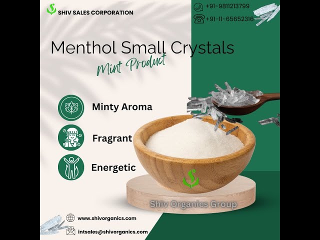 Menthol Crystal - Menthol Large Crystals Manufacturer from Noida