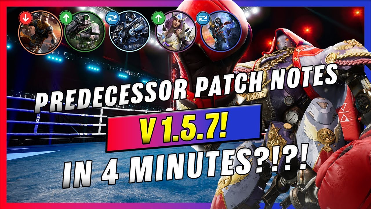 Predecessor V1.5.7 Patch Notes in Under 4 Minutes - Buffs, Nerfs, Item Reworks, ETC.