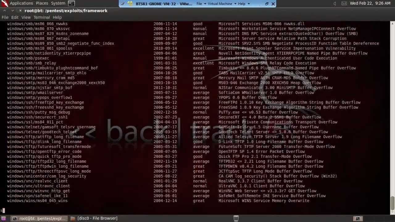 Kali Linux: Metasploit attack on Windows 7