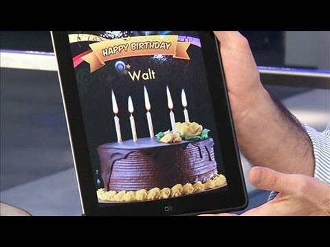 Digits Wishing Walt Mossberg a Happy Birthday