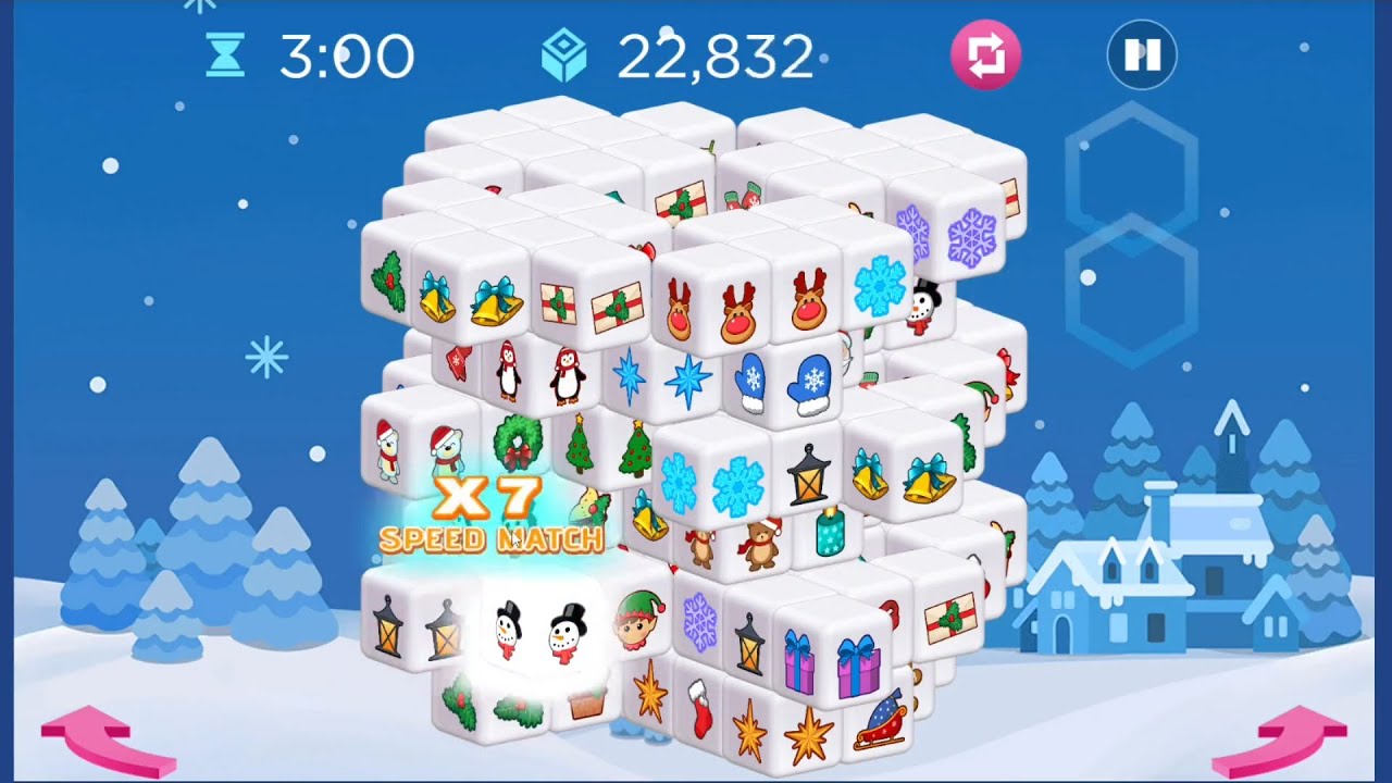 Holiday Mahjong Dimensions - Gameplay
