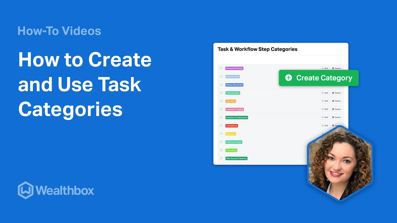 How to Create and Use Task Categories in Wealthbox