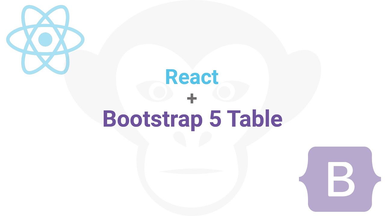 How to add a Bootstrap 5 Table component to a React application.