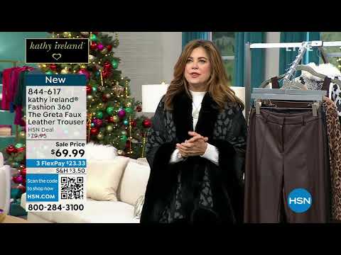 kathy ireland Fashion 360 The Greta FauxEver Leather Tro...