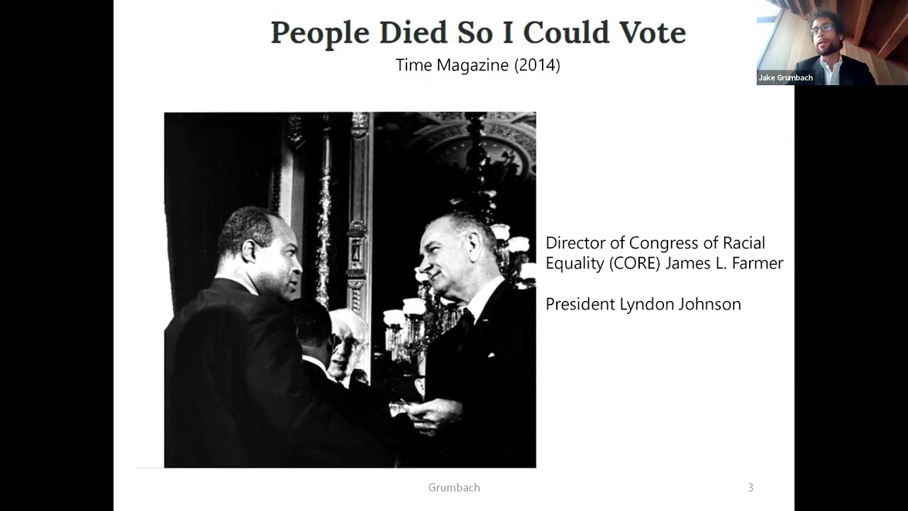 11/13/20 Jake Grumbach, Gender, Race, and Intersectionality in Campaign Finance