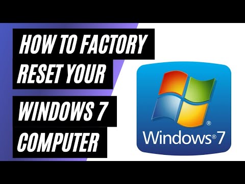 Factory Resetting a Windows 7 Computer: Step-by-Step Guide