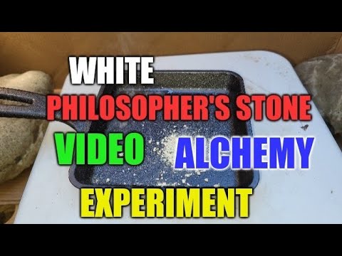 White Philosophers Stone Alchemy Video Experiment