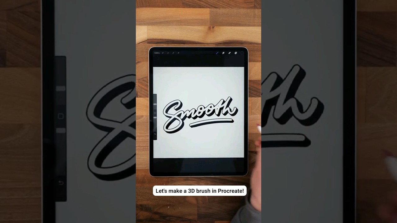 How to Make a 3D Brush in Procreate