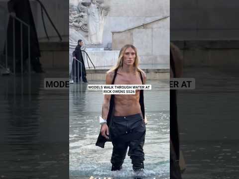 "love is a word really worth prompting right now" the words written by Rick Owens SS26 show notes.