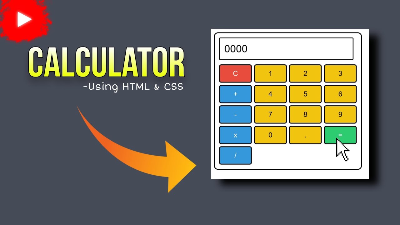 FUTURE DRIFT PROGRAMMING - ONLINE CALCULATOR |HTML & CSS|beginners project|step- by- step tutorial.