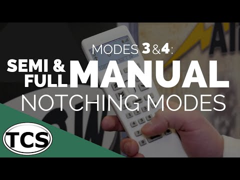 What is TCS Manual Notching?