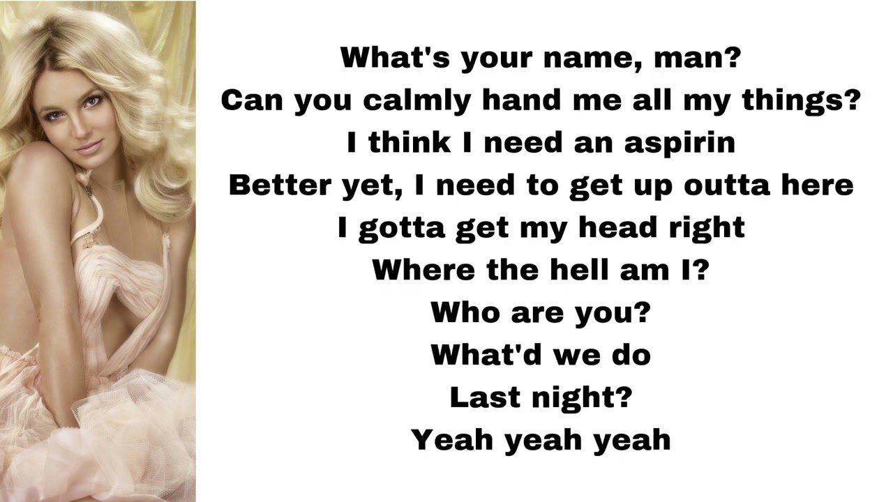 Britney Spears - Blur (lyrics)
