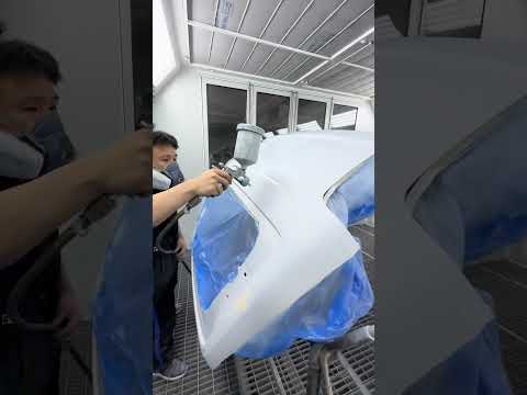 Repairing dents from collisions on car paint requires with SYBON's premium quality body filler.